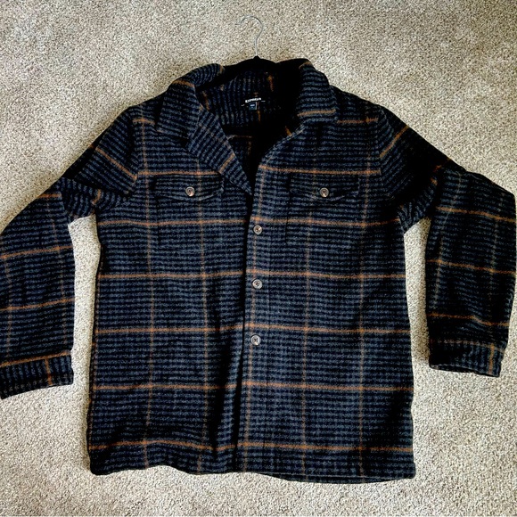 Express | Shirts | Mens Plaid Wool Shacket | Poshmark